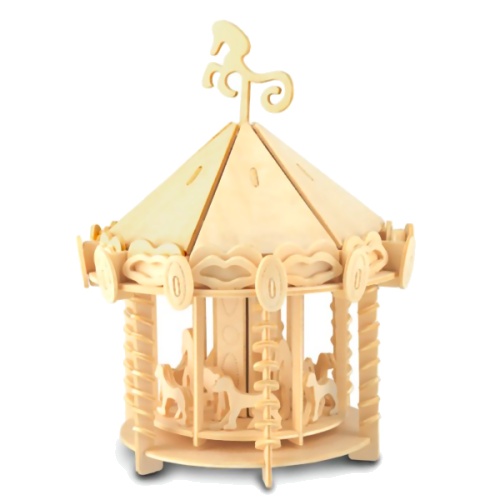 Quay P082 - Carousel Woodcraft Construction Kit