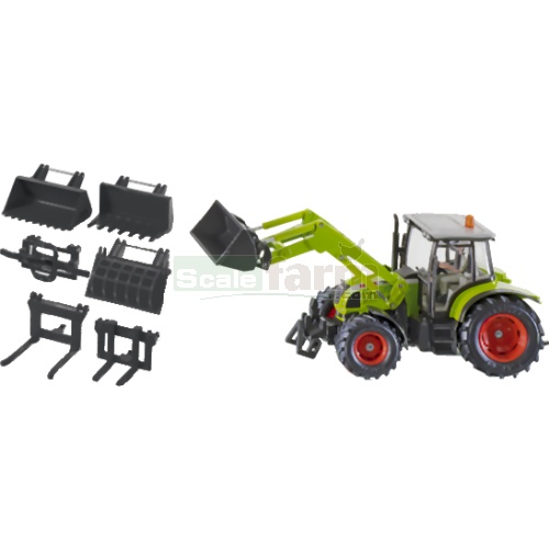SIKU 3690 - CLAAS Tractor with Front Loader Set