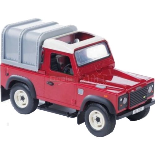 Britains 42707A2 - Land Rover Defender - Big Farm (Burgundy)