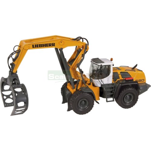 NZG 853 - Liebherr L580 Wheel Loader with Log Grapple