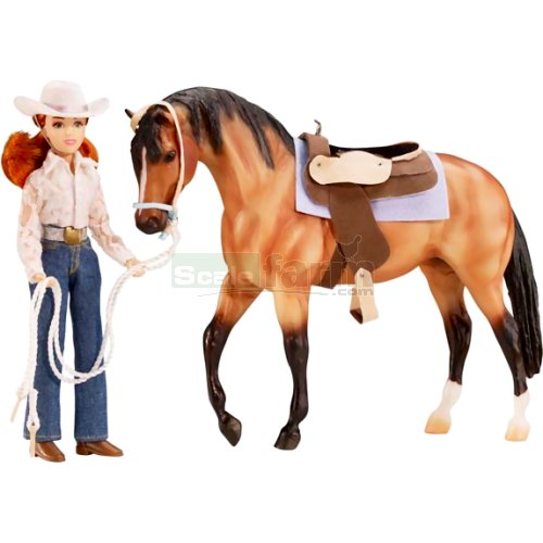 Breyer 1410 - Let's Go Riding Western Set
