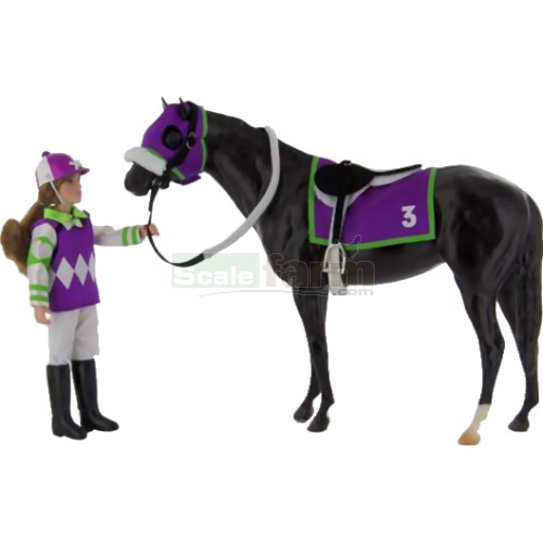 Breyer 1440 - Let's Go Riding Collectible Set - Racing