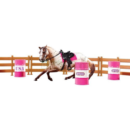 Breyer 61089 - Barrel Racing Horse and Accessories