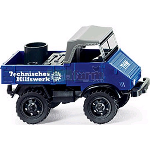 Wiking 8704026 - Mercedes Benz Unimog 411 with Rain Cover