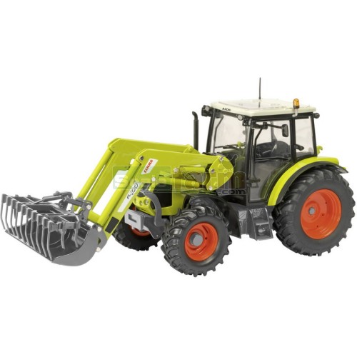 Schuco 07625 - CLAAS Axos 330 Tractor With FL 100 Front Loader
