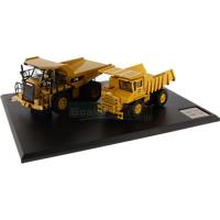 Diecast Masters 85562 - CAT 769 and 770 Off Highway Truck Set